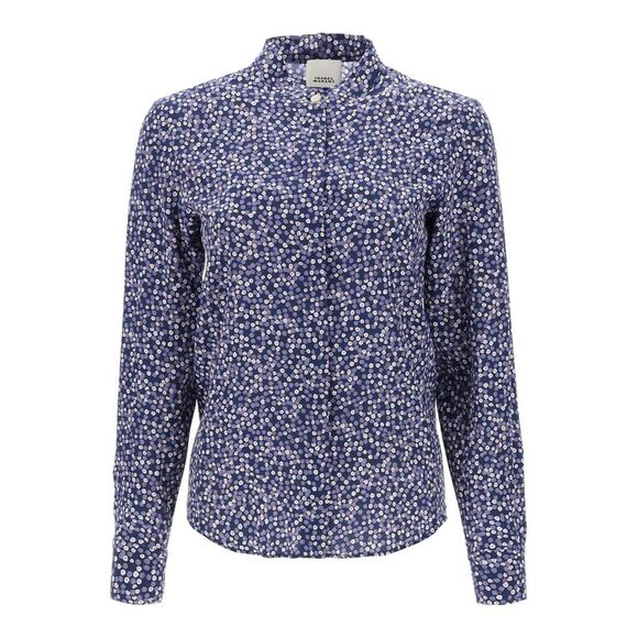 Isabel Marant | Sweaters | Isabel Marant Ilda Silk Shirt With Floral Print | Poshmark